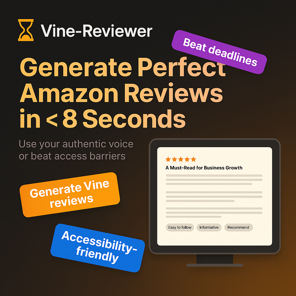 Download Vine-Reviewer Extension | Free Install in 2 Minutes